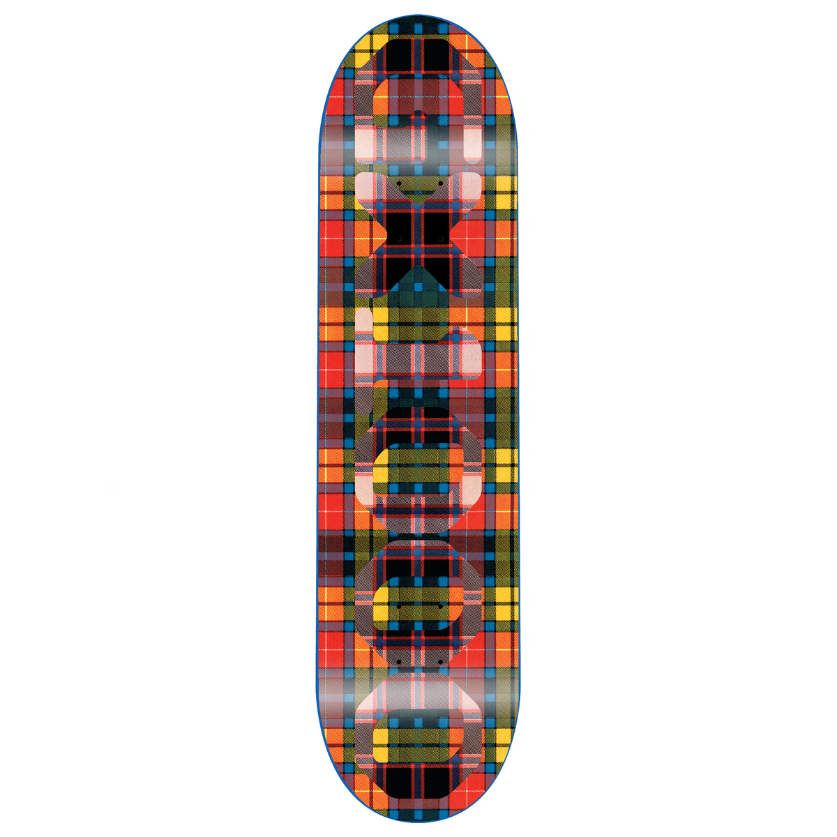 GX1000 - OG Logo Tartan Orange Deck – cardinalskateshop